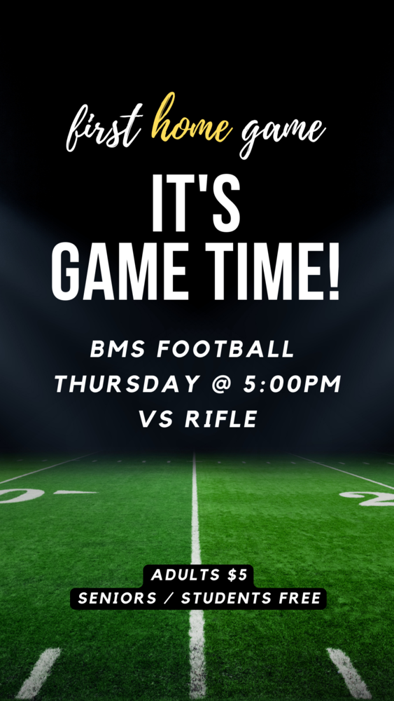 BMS Football First HOME Game | Barone Middle School